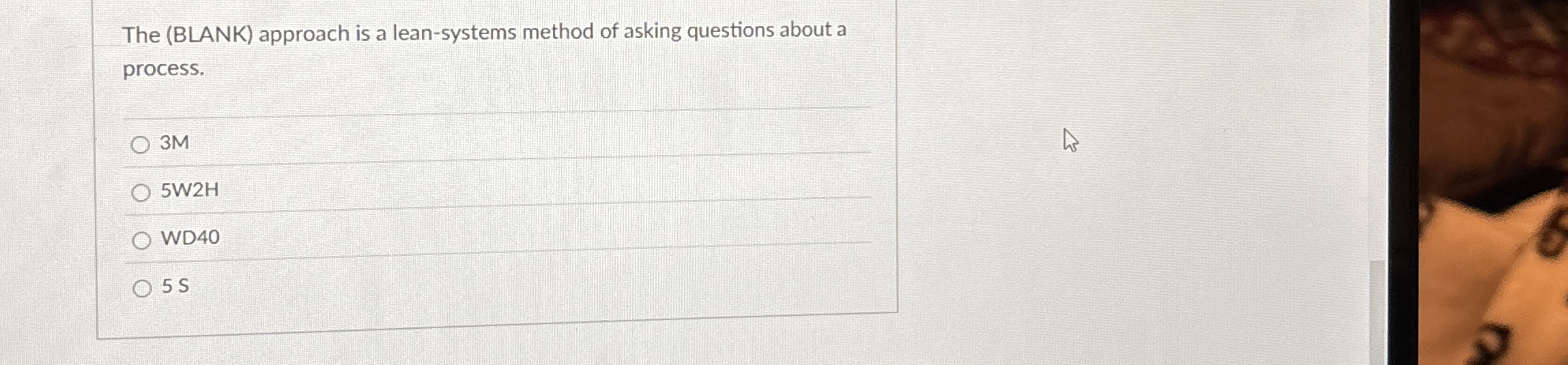 Solved The (BLANK) ﻿approach is a lean-systems method of | Chegg.com