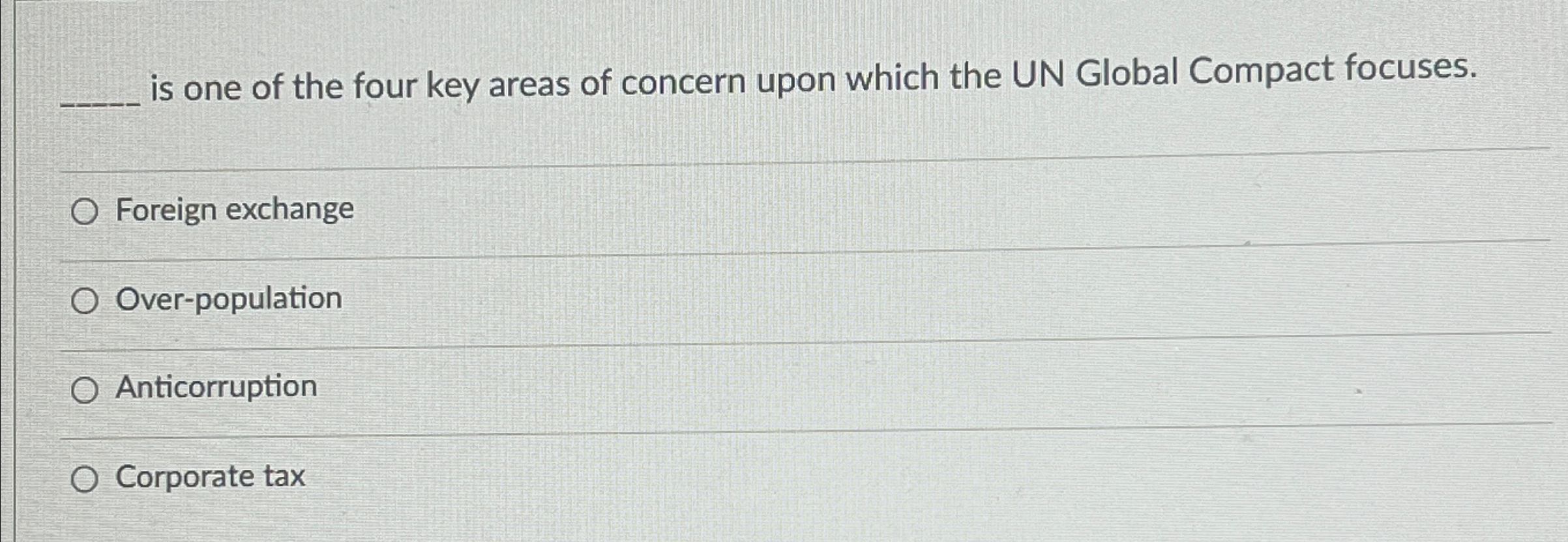 Solved q, ﻿is one of the four key areas of concern upon | Chegg.com