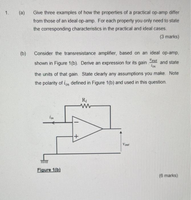 Solved (a) Give three examples of how the properties of a | Chegg.com