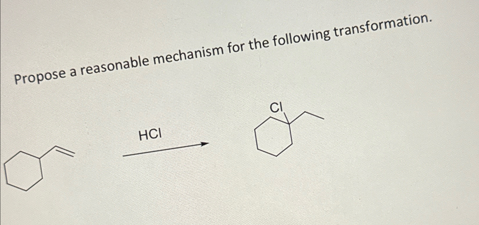 Solved Propose a reasonable mechanism for the following | Chegg.com Solved Propose a reasonable mechanism for the following | Chegg.com