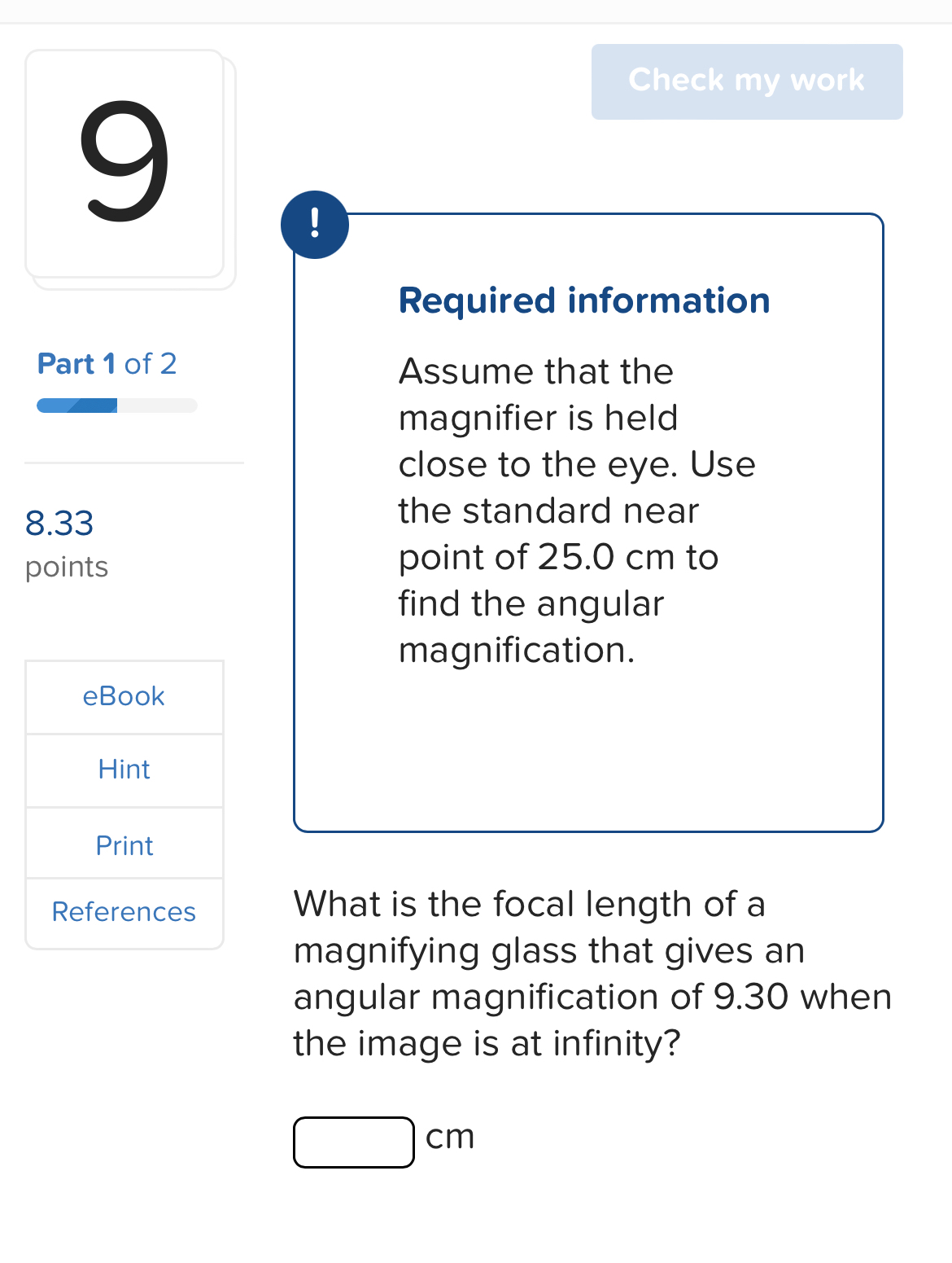 Solved Part 1 ﻿of | Chegg.com