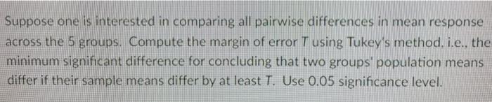 Solved For the next 2 questions: In a one-way CRD | Chegg.com