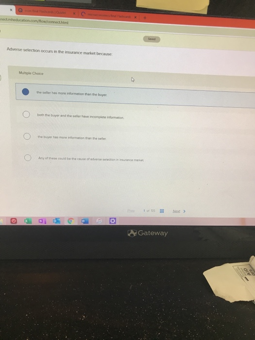 Solved nec meducation.com/flow/connected Adverse selection | Chegg.com