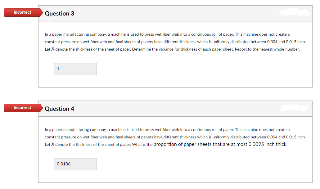 Solved Question 3In a paper manufacturing company, a machine | Chegg.com