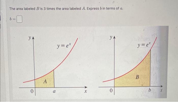 Solved The area labeledB is 3 times the area labeled A. | Chegg.com