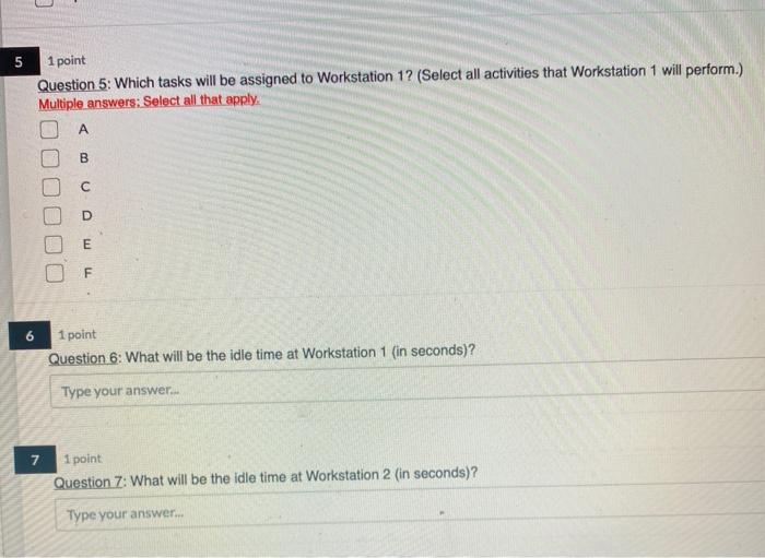 1 point Using "Assign the task with the longest time | Chegg.com