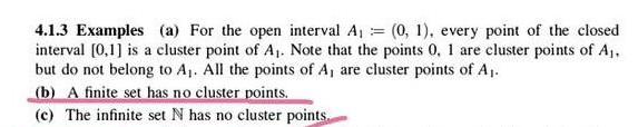 Solved 4.1.3 Examples (a) For the open interval A1:=(0,1), | Chegg.com