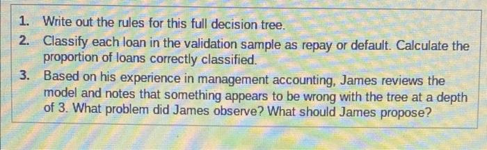 devolop twe following decision tree (icick the icon | Chegg.com