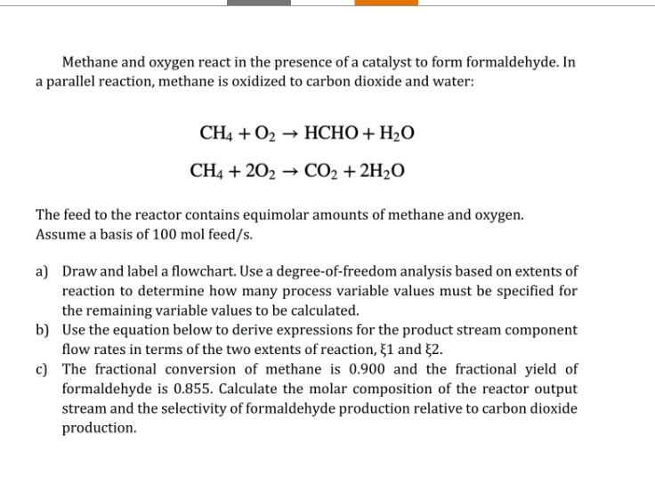 [Solved]: don't copy I will dislike Methane and oxy
