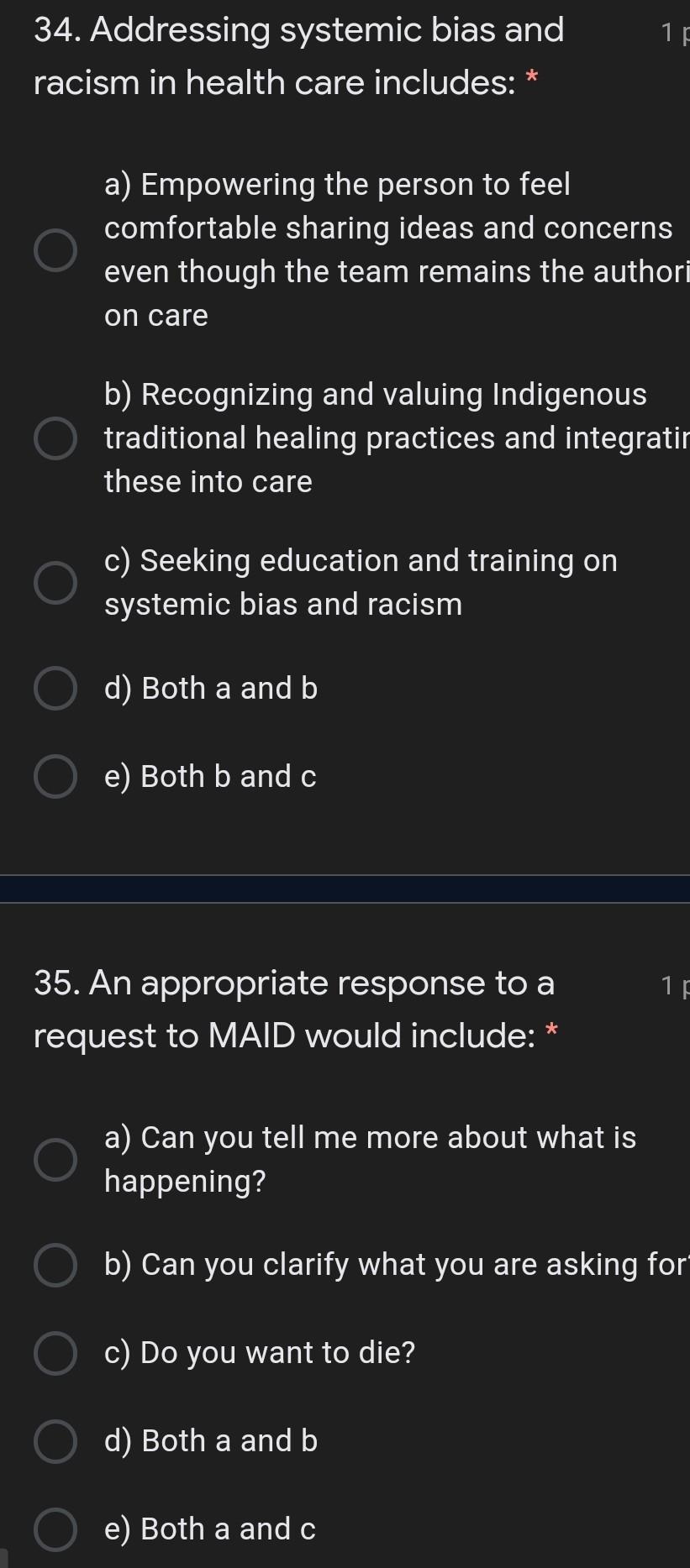 Solved 1F 34. Addressing systemic bias and racism in health | Chegg.com