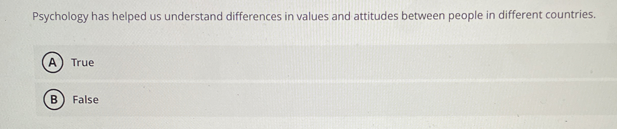 Solved Psychology has helped us understand differences in | Chegg.com