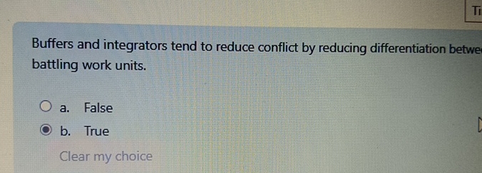 Solved Buffers and integrators tend to reduce conflict by | Chegg.com