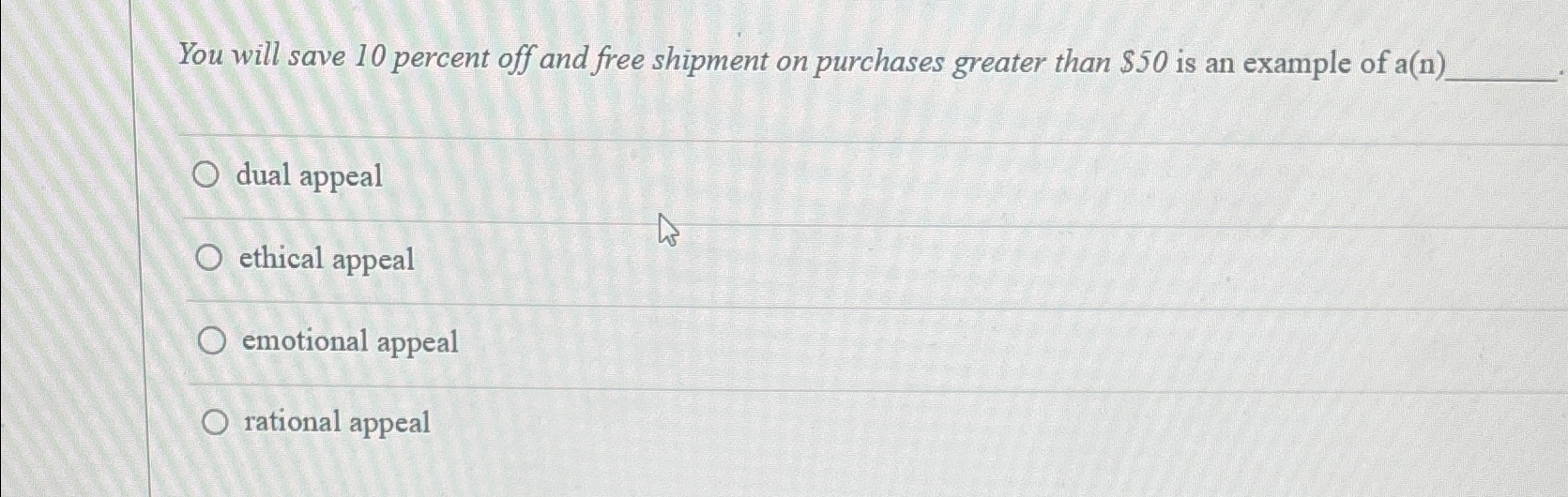 Solved You will save 10 ﻿percent off and free shipment on | Chegg.com