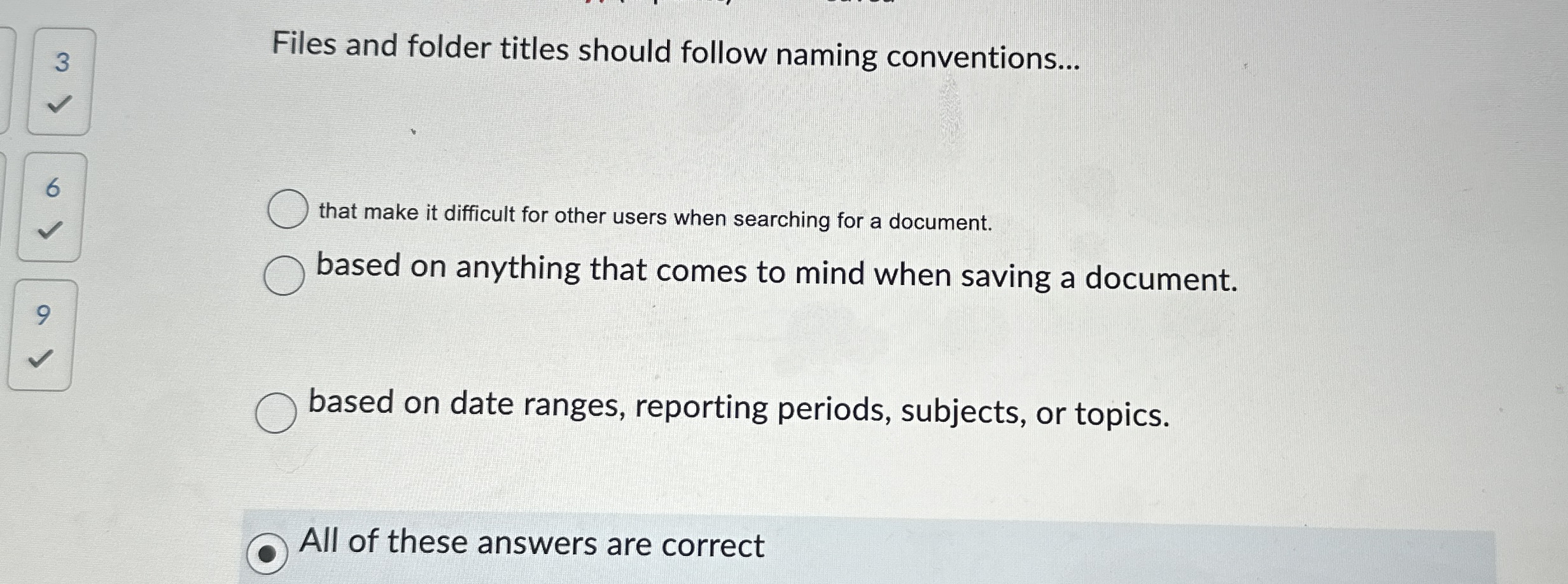 Solved Files and folder titles should follow naming | Chegg.com