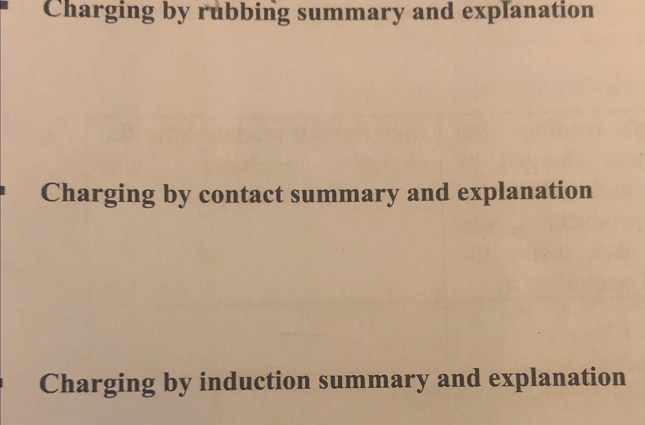 Solved Charging by rubbing summary and explanationCharging | Chegg.com