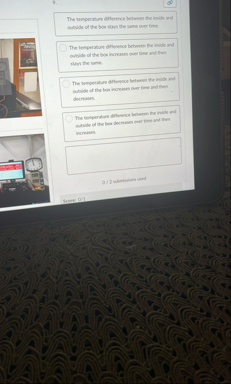 Solved The temperature difference between the inside and | Chegg.com