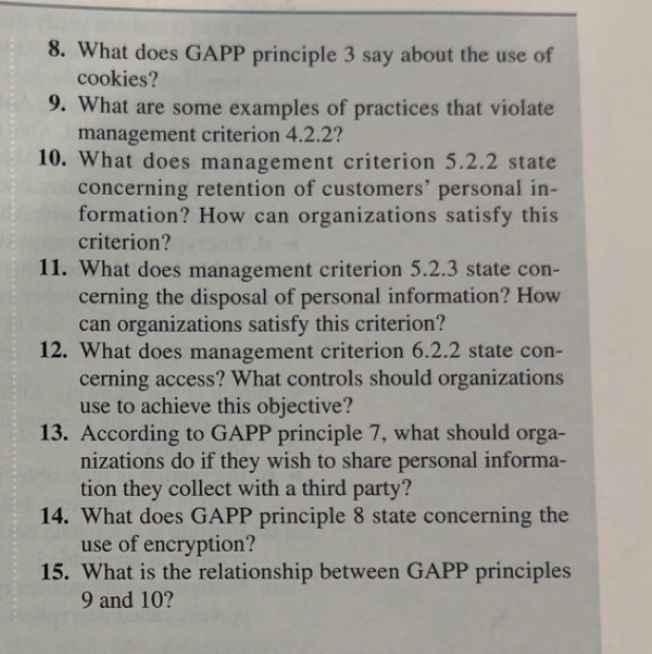 Solved What does GAPP principle 3 ﻿say about the use | Chegg.com