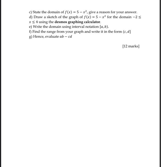 Solved Answer all questions. 1. State whether the mappings | Chegg.com