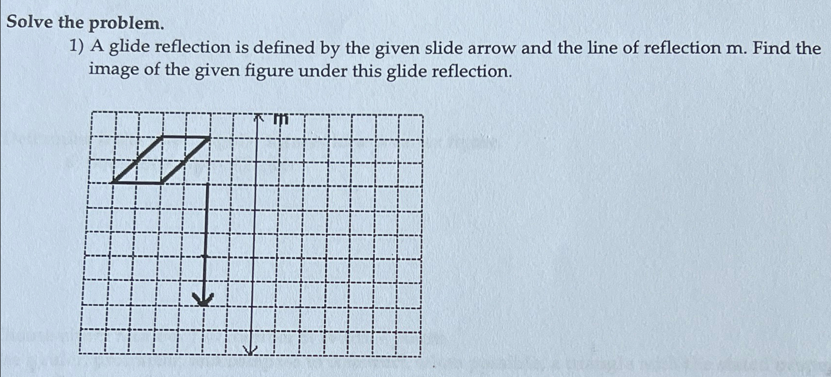 Solved Solve the problem.A glide reflection is defined by | Chegg.com