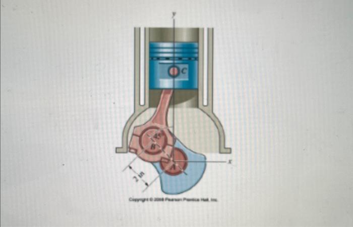 Solved The Crank Ab Is Rotating With A Constant Clockwise