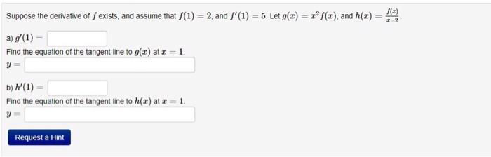 Solved Suppose the derivative of f exists, and assume that | Chegg.com
