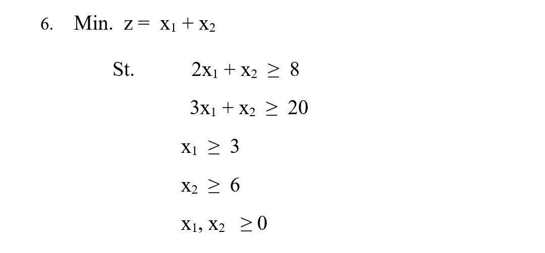 Solved Second: Use the Big-M method to solve the following | Chegg.com