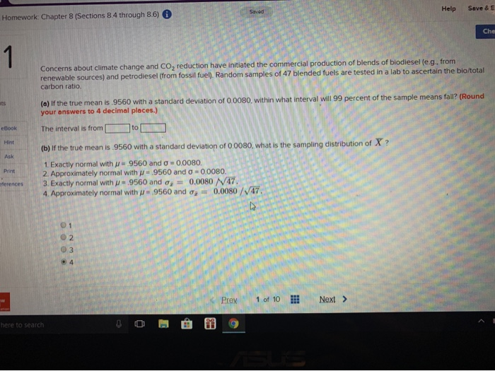 Solved Homework Chapter 8 (Sections 8.4 through 8.6) Help | Chegg.com Solved Homework Chapter 8 (Sections 8.4 through 8.6) Help | Chegg.com