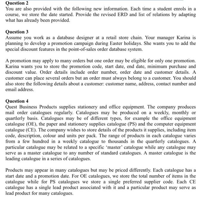 Solved SECTION A-DATA MODELLING EMPLOYEE DATABASE For the | Chegg.com