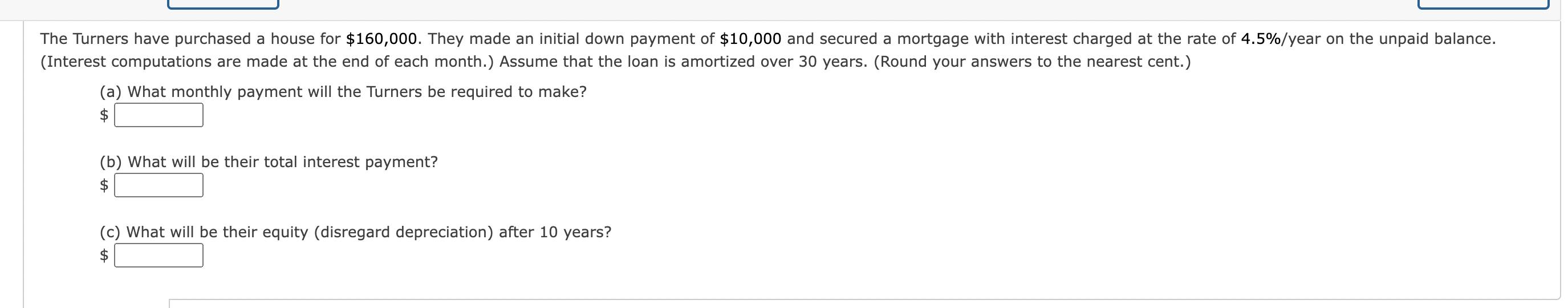 Solved (Interest computations are made at the end of each | Chegg.com