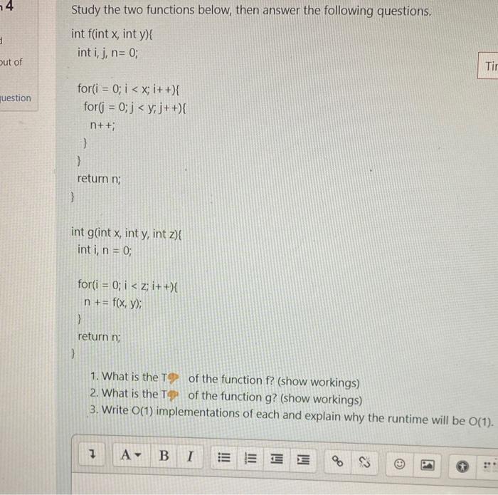 Solved int recur(int in_data) if(in_data ==1∥ in_data ==0 ) | Chegg.com