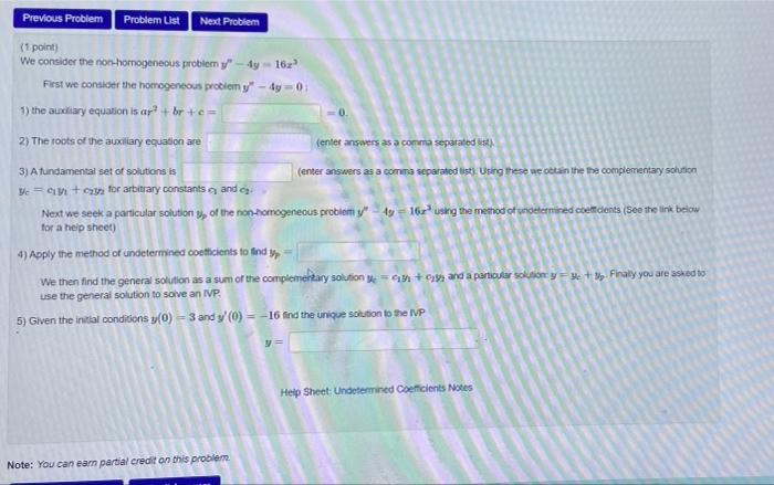 Solved Previous Problem Problem List Nest Problem (* point) | Chegg.com
