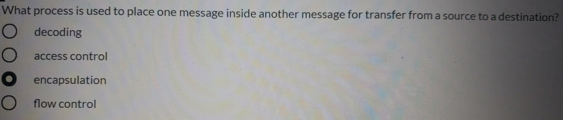 Solved What functions are provided by the ARP process? O | Chegg.com
