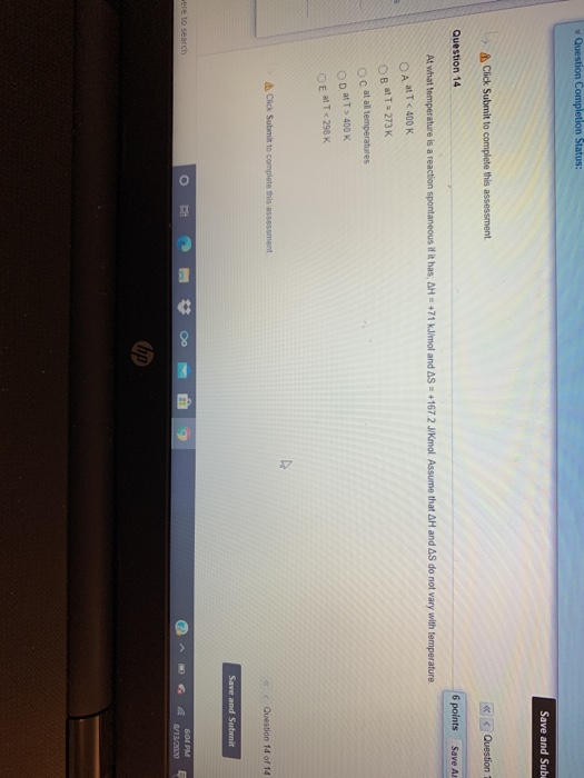 Solved Question Completion Status Save And Sub Click Submit 0288