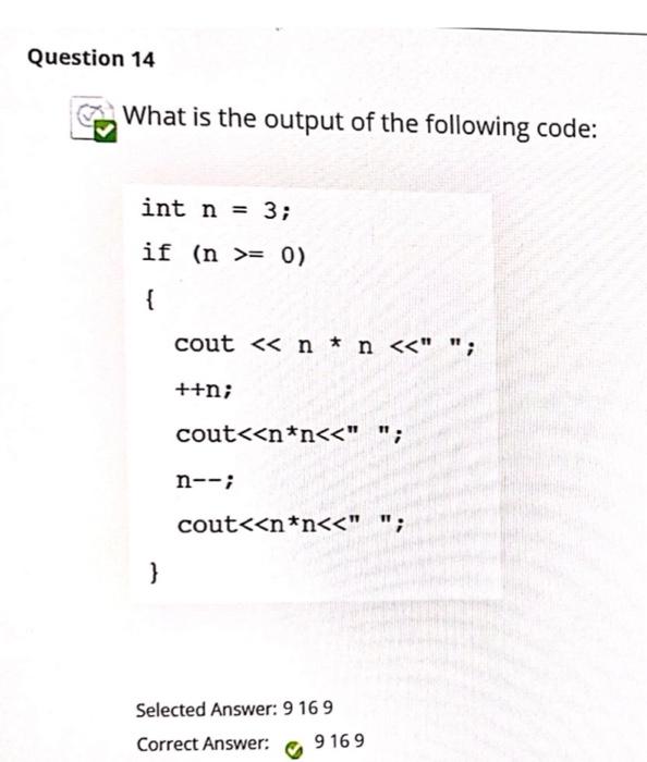 Solved What would be the output of the following statements: | Chegg.com