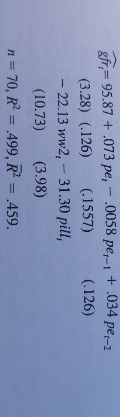 Solved Conduct an F test for joint significance. (And can | Chegg.com