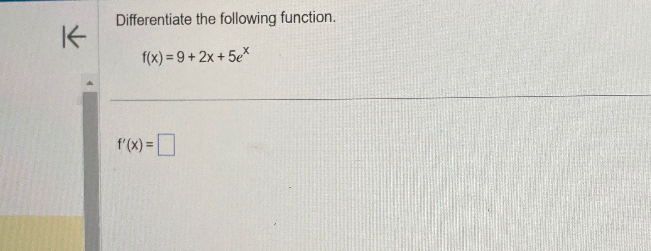 Solved Differentiate the following | Chegg.com