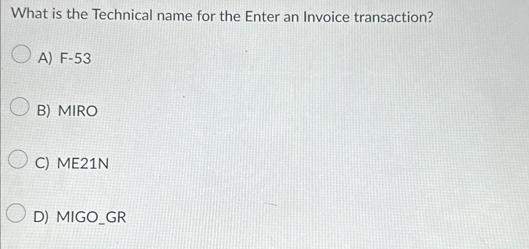 Solved What is the Technical name for the Enter an Invoice | Chegg.com
