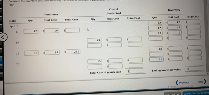 Solved Beginning inventory, purchases, and sales data for | Chegg.com
