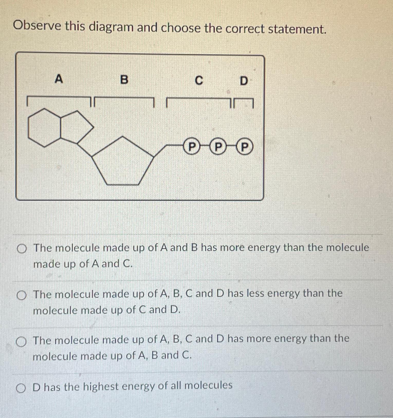 Solved Observe this diagram and choose the correct | Chegg.com