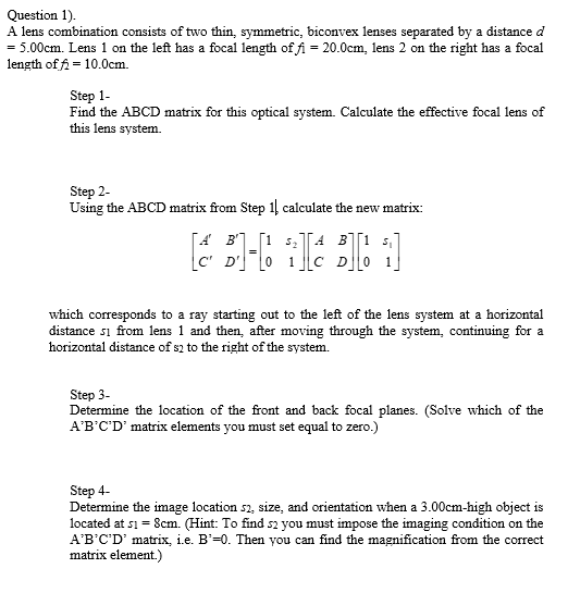 Solved Please solve for all steps and show full work. | Chegg.com