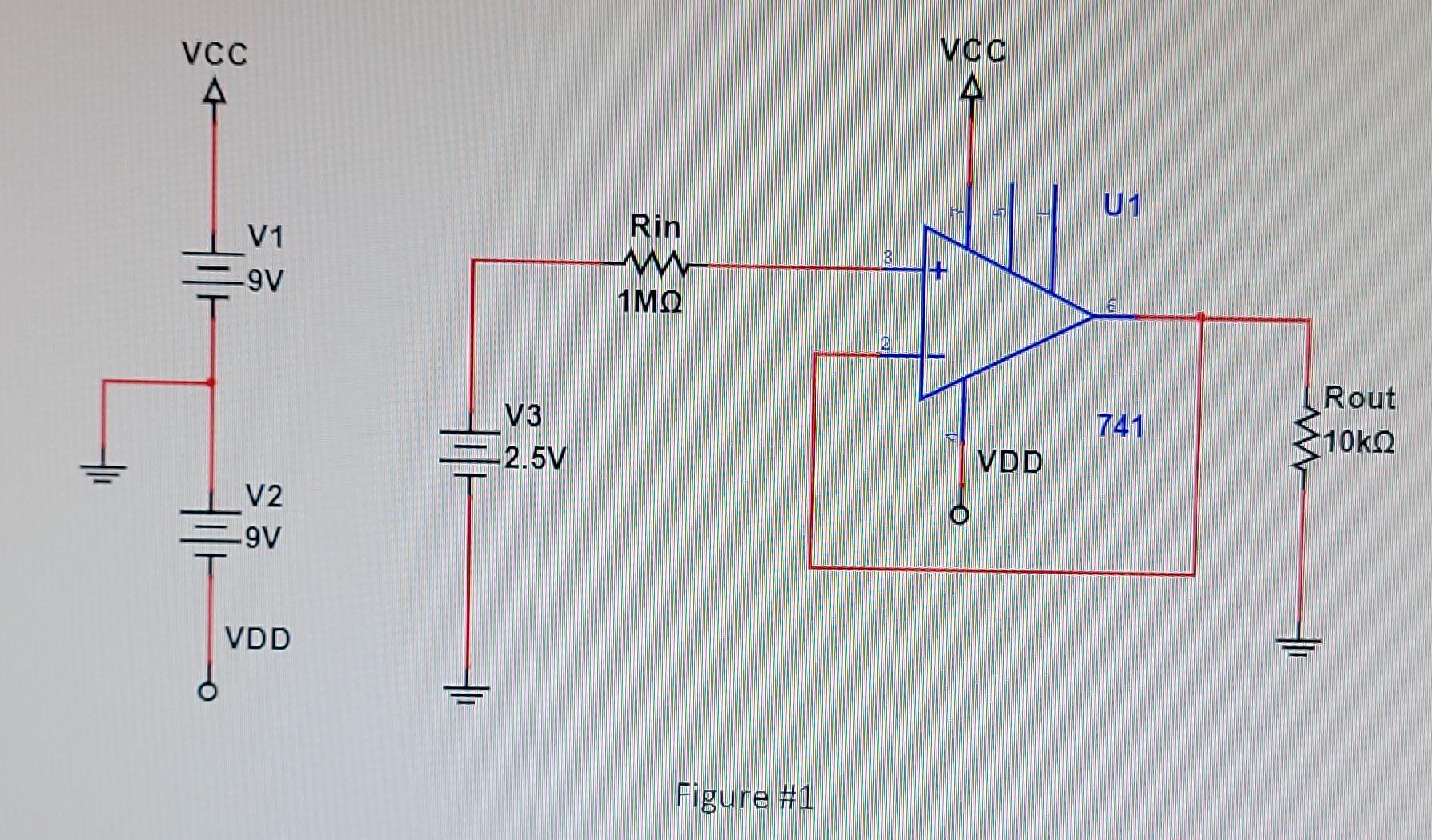 Solved Part 1: OpAmp Buffer a. Create a simple series | Chegg.com