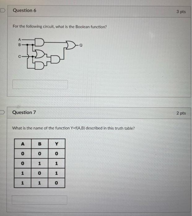 Solved For the following circuit, what is the Boolean | Chegg.com