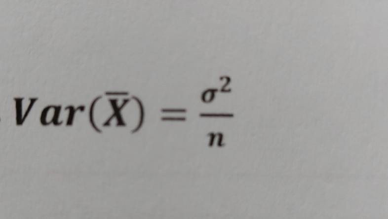Solved Var(x‾)=σ2 n ﻿ prove this | Chegg.com