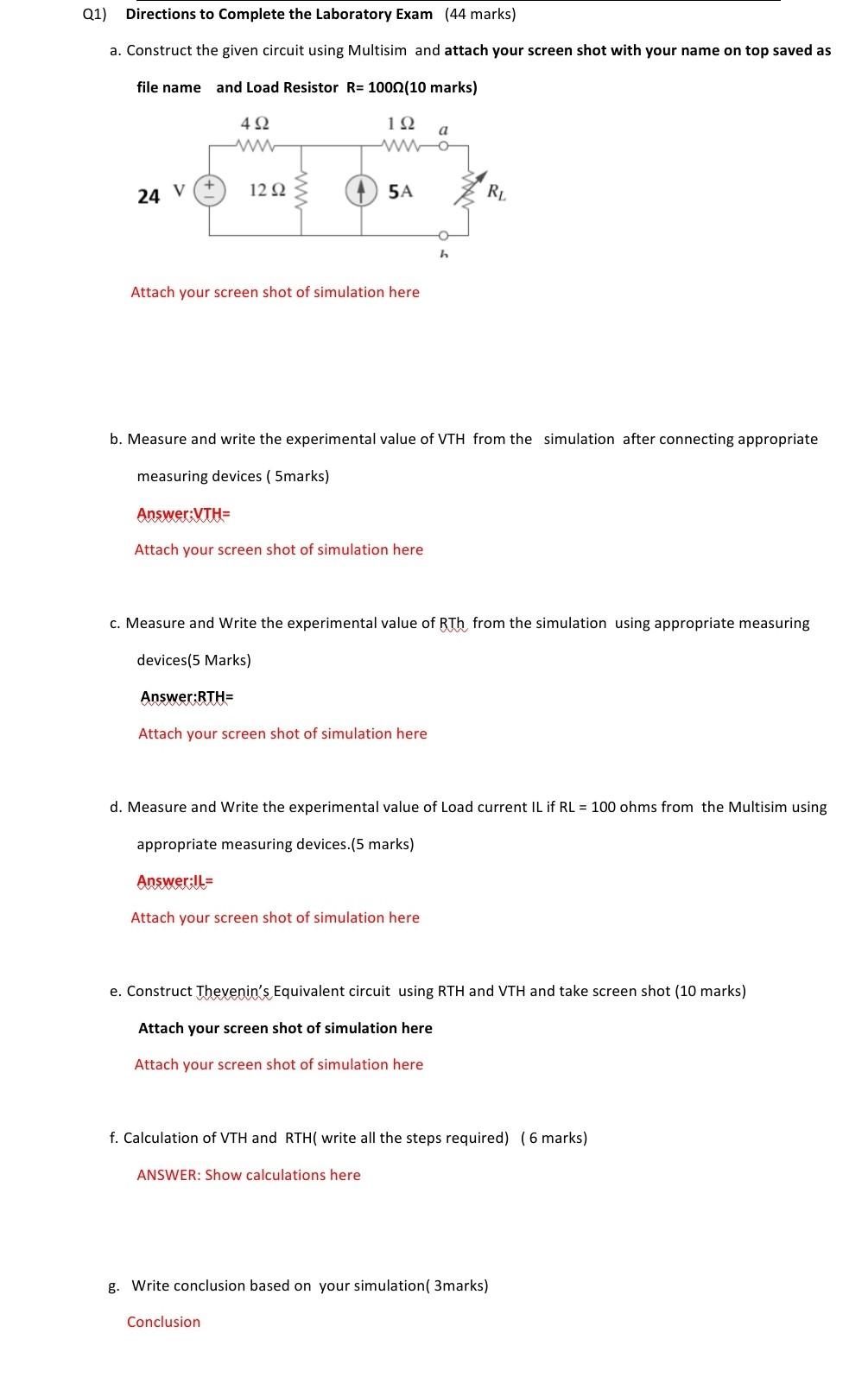 Solved 1. All circuits simulation to be done using Multisim | Chegg.com