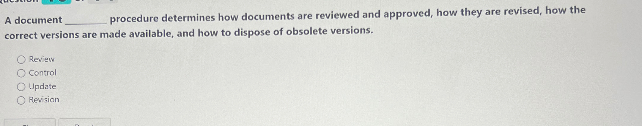 Solved A document q, ﻿procedure determines how documents are | Chegg.com