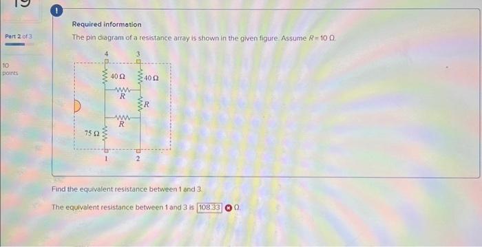 Required information The pin diagram of a resistance | Chegg.com