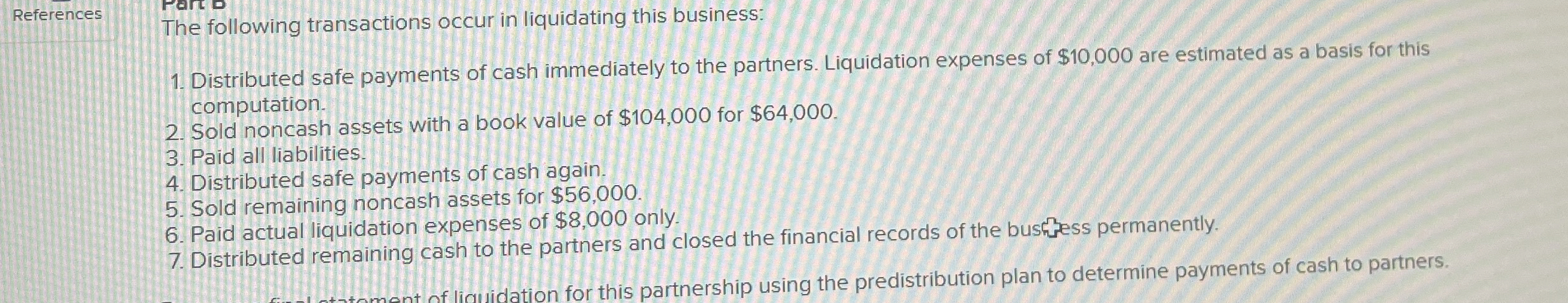 Solved ReferencesThe following transactions occur in | Chegg.com