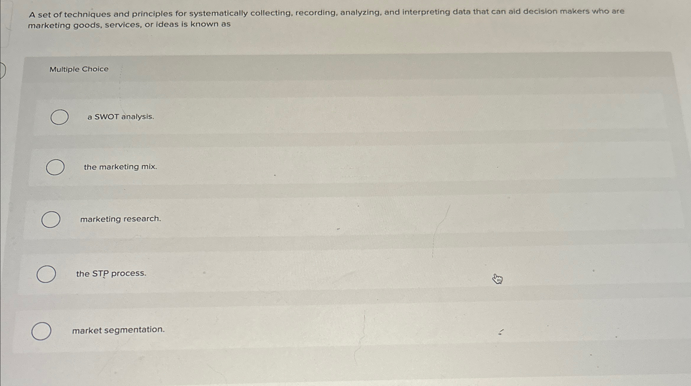 Solved A set of techniques and principles for systematically | Chegg.com