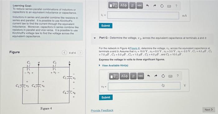Solved Learning Goal: To reduce series-parallel combinations | Chegg.com
