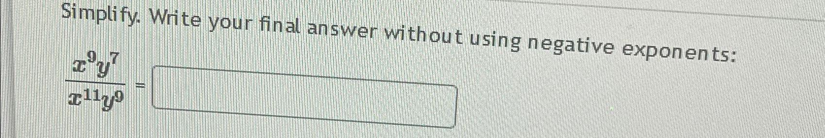 Solved Simplify. Write your final answer without using | Chegg.com